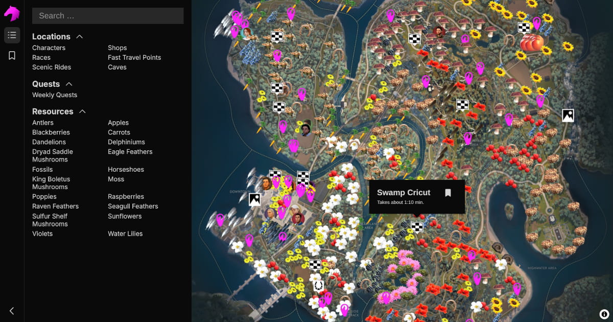 Interactive Map – Equinox: Homecoming